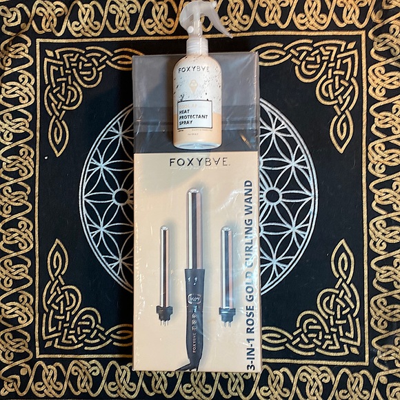 foxybae | Hair | 345 Foxybae 3in1 Rose Gold Curling Wand Cool Af Heat ...